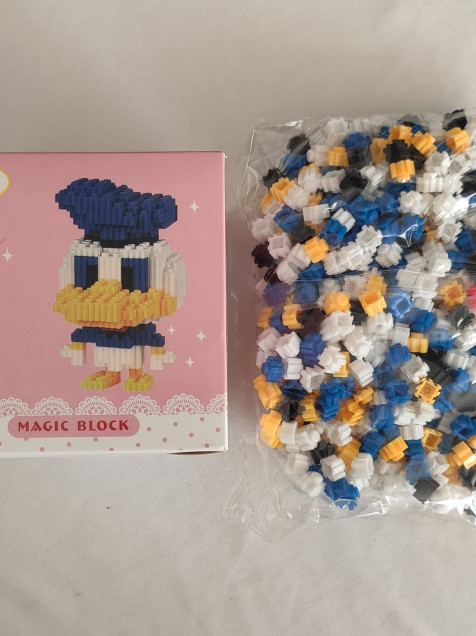 Muñeco Armable Pato Donald Tipo LEGO Megaofertas LolaPay