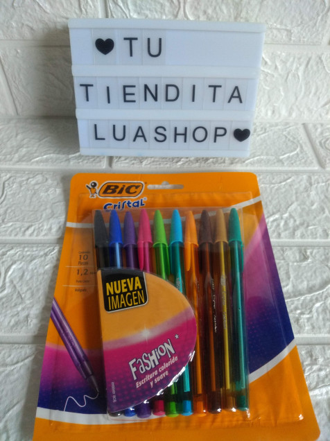 Set de lapiceros bic cristal 10 piezas - LuaShop - LolaPay