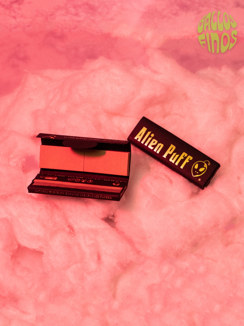 Alien Puff Black & Gold 1 1/4 + Tips - gallosfinos_mx - LolaPay