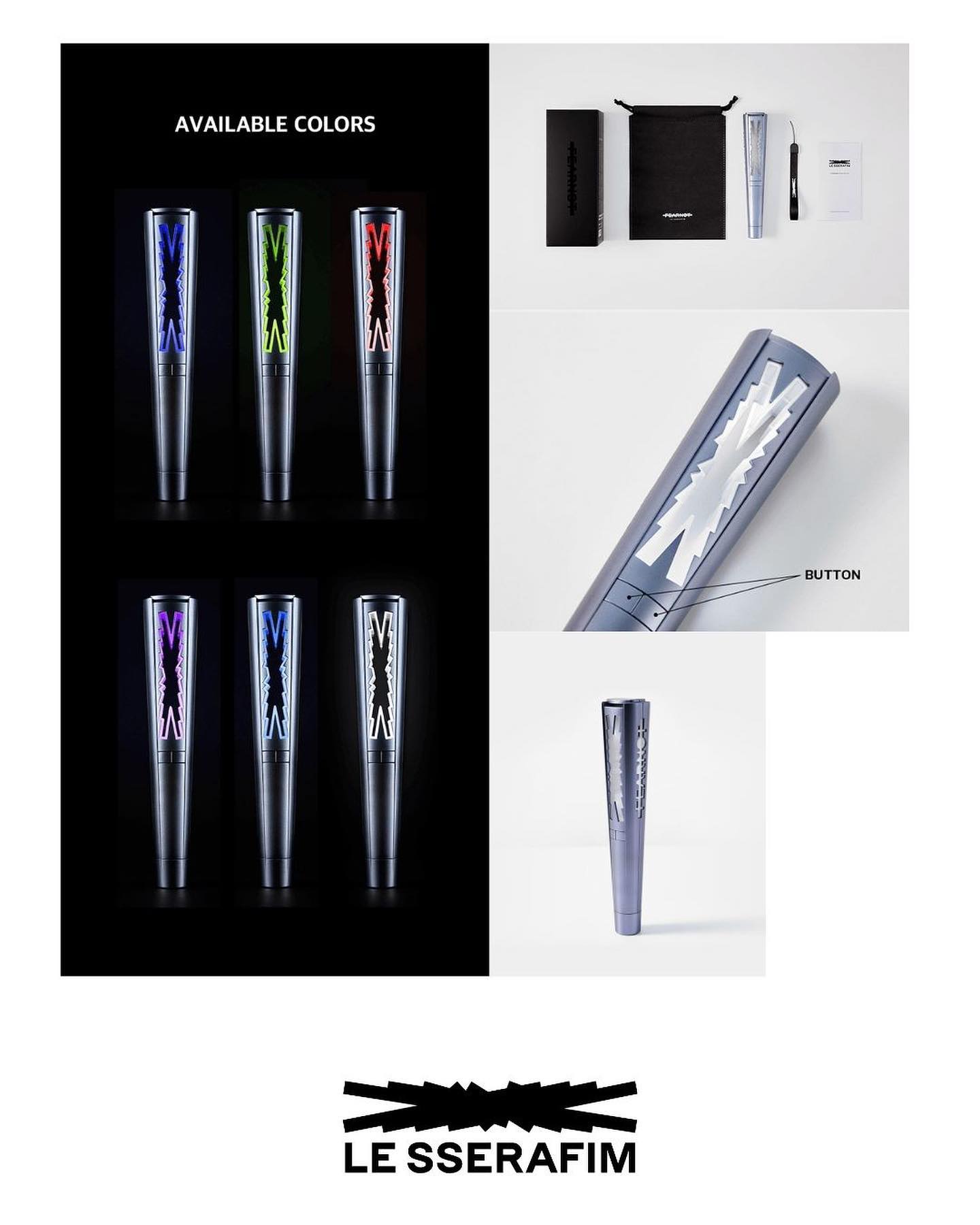 Le Sserafim Official Light Stick - thevkpop - LolaPay