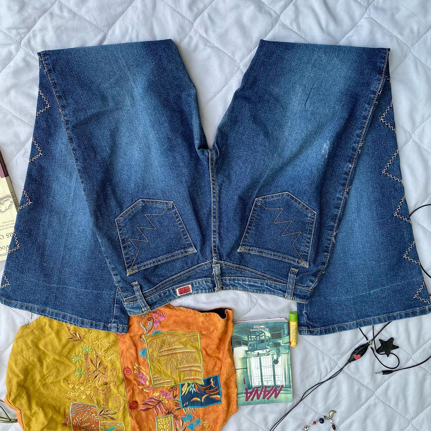 VENDIDO chaleco hippie talla m tuyo x $130 pesos omo . ┊VENDIDO panto ...