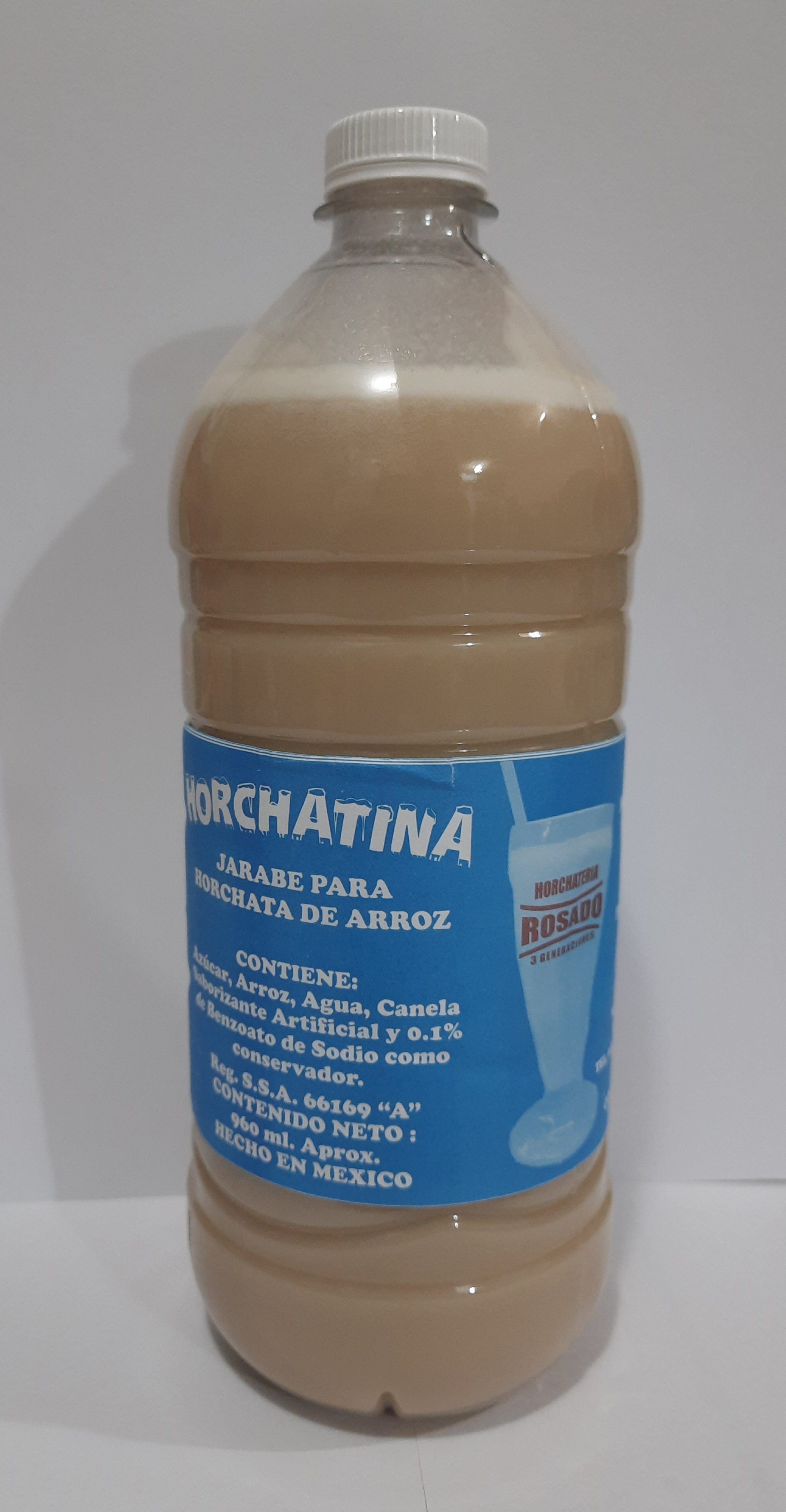 Jarabe Horchata de Arroz Artesanal "Rosado" 1 Litro - YucatanOnline ...