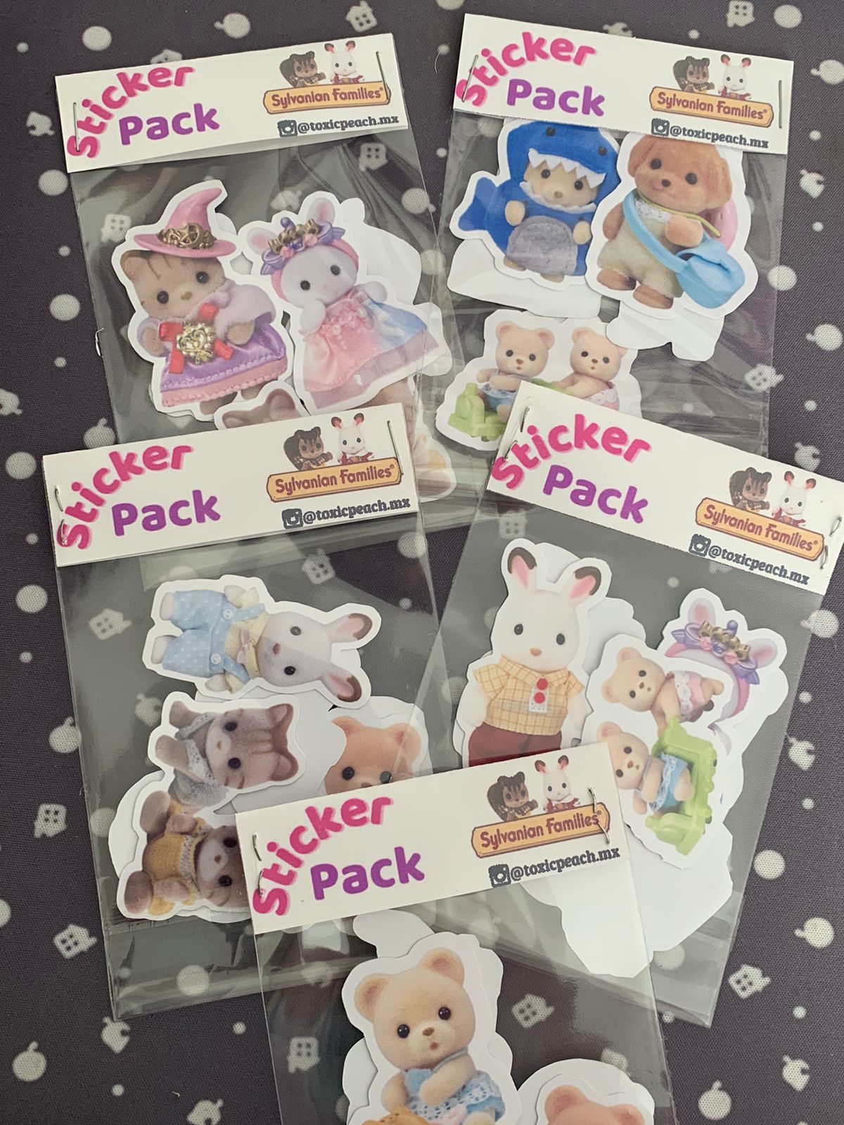 Sticker Pack ternurines - ToxicPeach - LolaPay