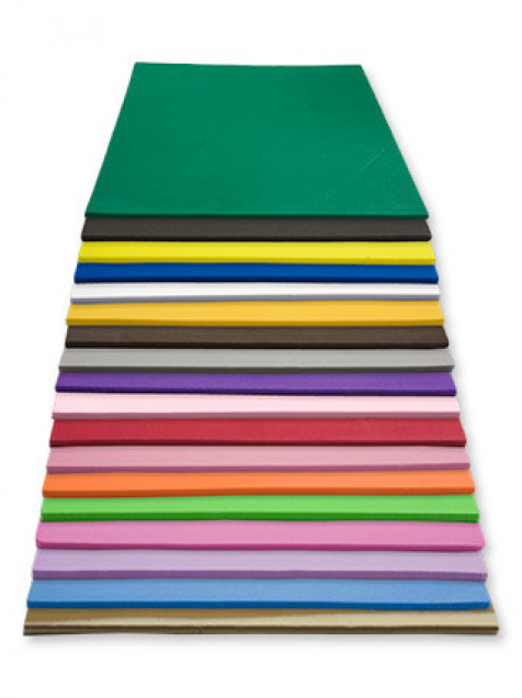 10 Hojas de Foamy foami Tamaño carta Colores surtidos - Papeleria ...