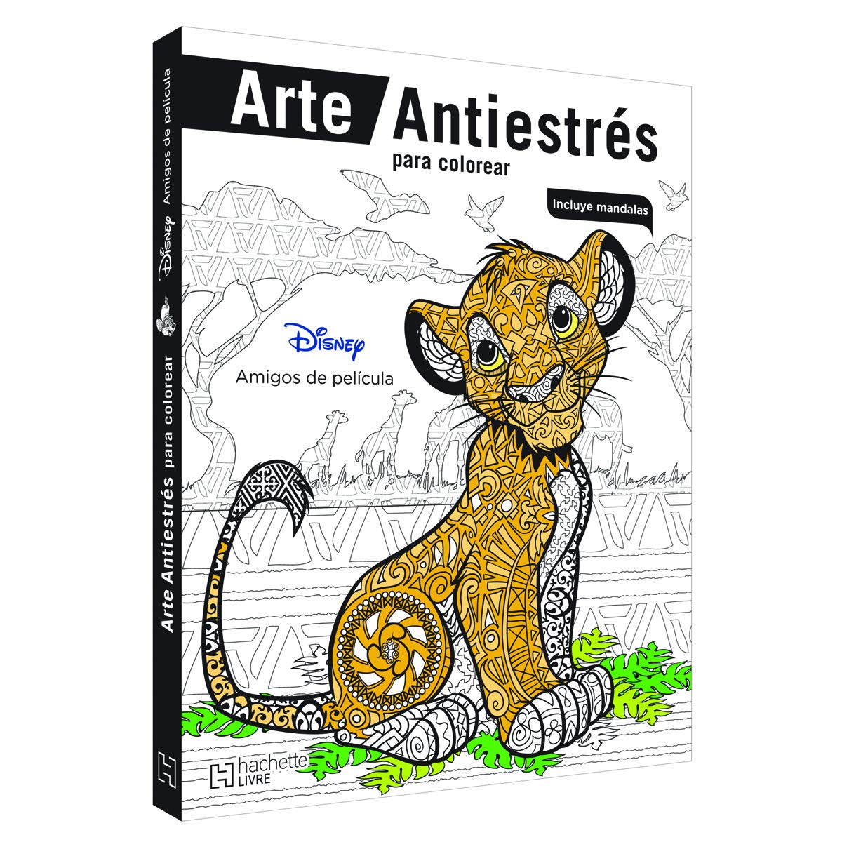Libro nuevo Arte antiestrés para colorear Disney Amigos de película ... Libro nuevo Arte antiestrés para colorear Disney Amigos de película ...