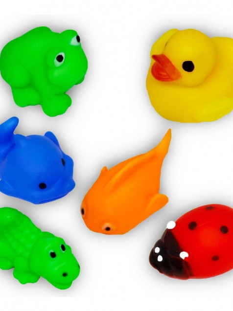 Set de 6 Muñecos Chillones de Animales - wanboimportadora - LolaPay