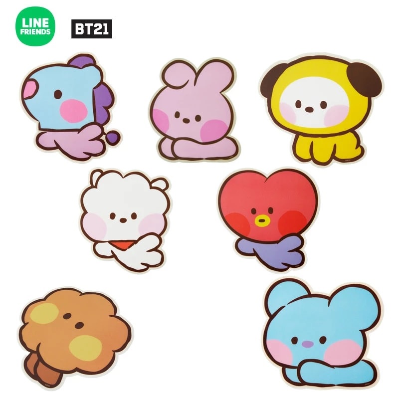 MOUSE PAD LINE FRIENDS BT21 MININI ORIGINAL IMPORTADO COREA - KMart ...