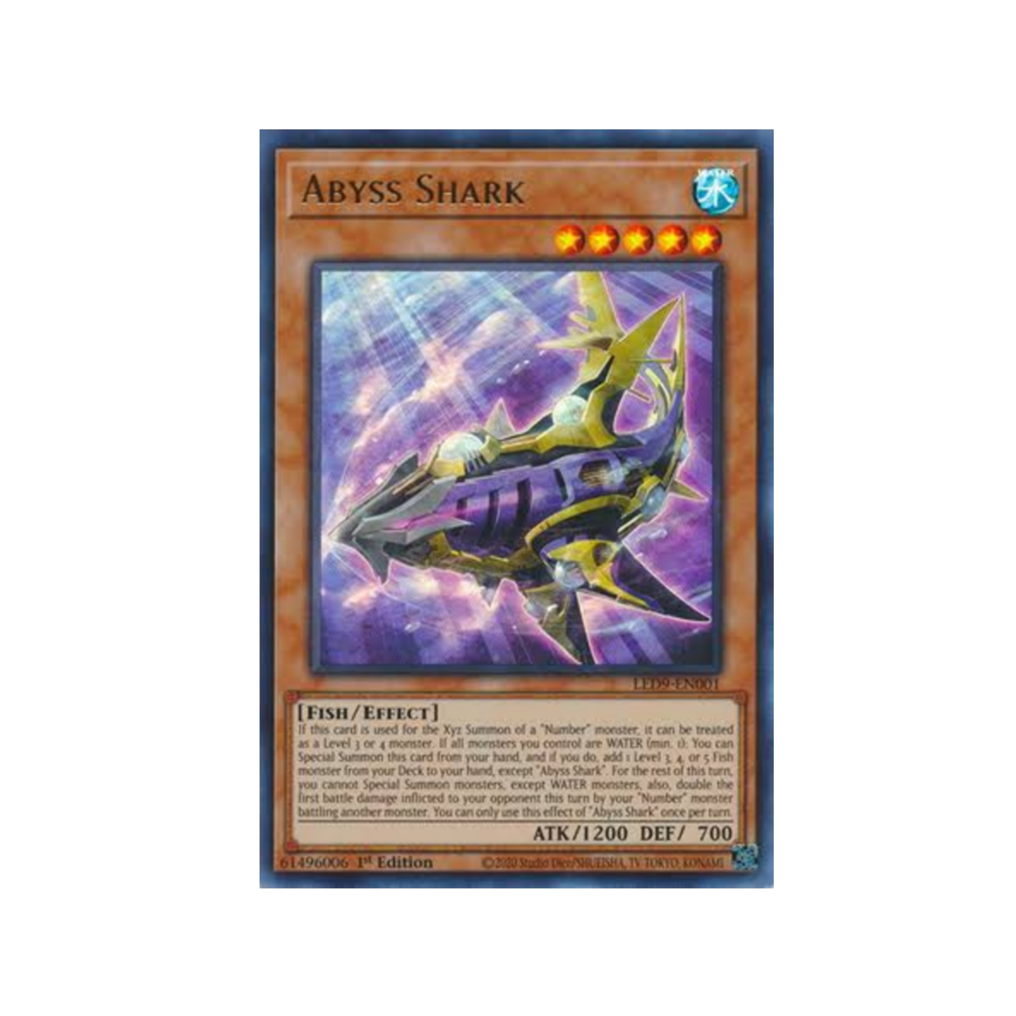 Yugioh! Abyss Shark - LED9 (Ultra Rare) - Gamesclubmex - LolaPay