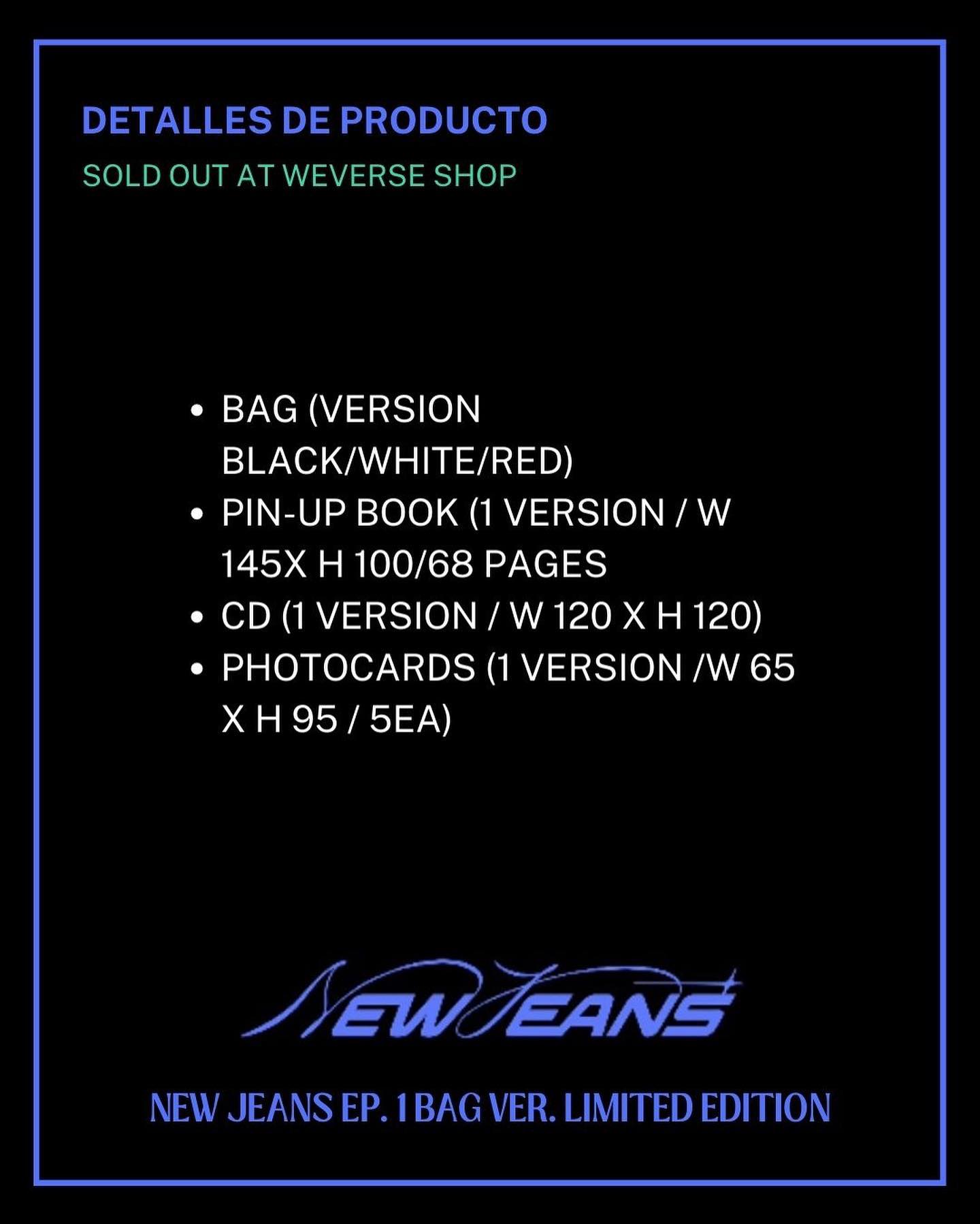 NewJeans - New Jeans EP. 1 Bag Ver. Limited Edition - thevkpop - LolaPay