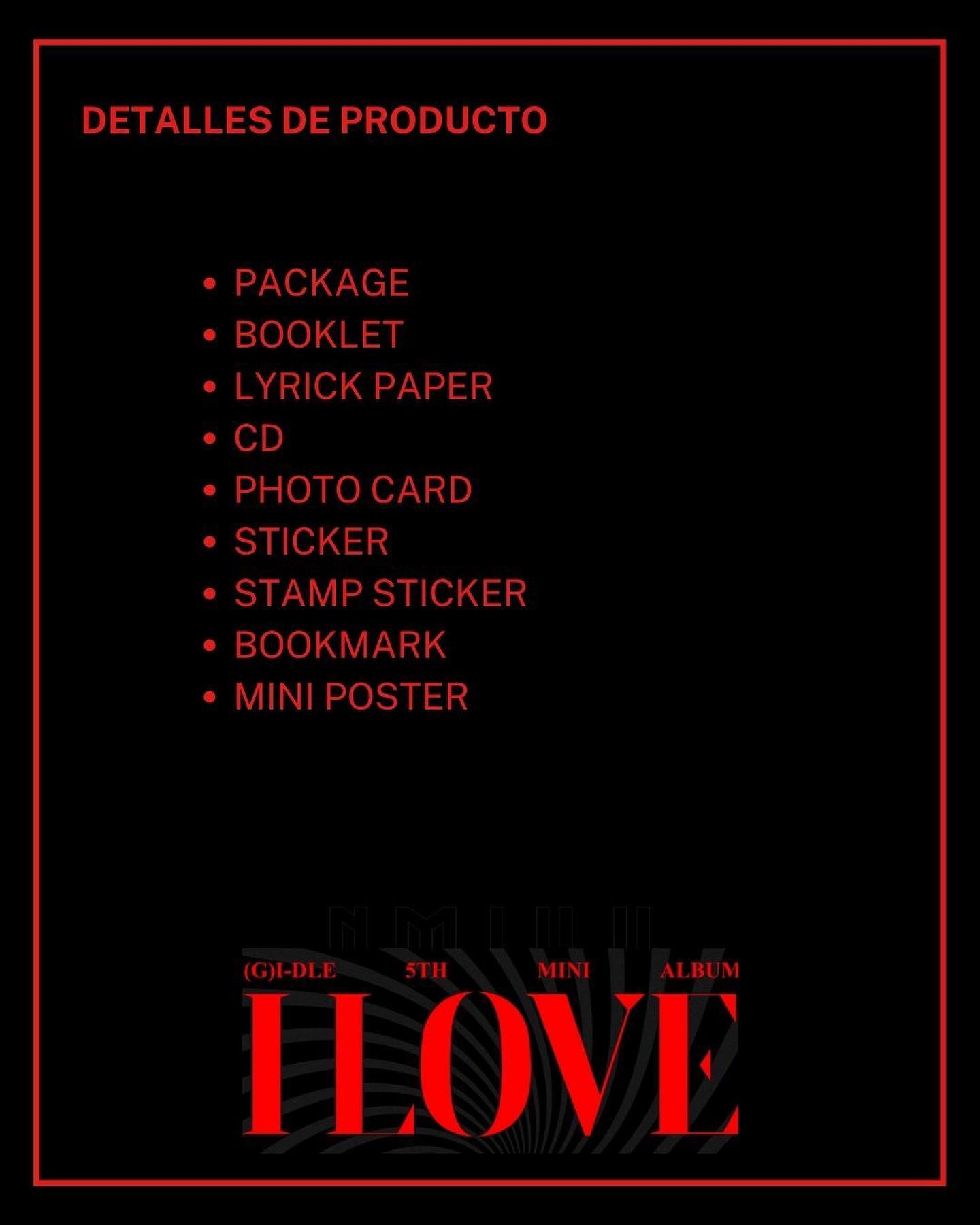 (G)I-DLE - 5th Mini Album [I LOVE] (Act ver.) - thevkpop - LolaPay