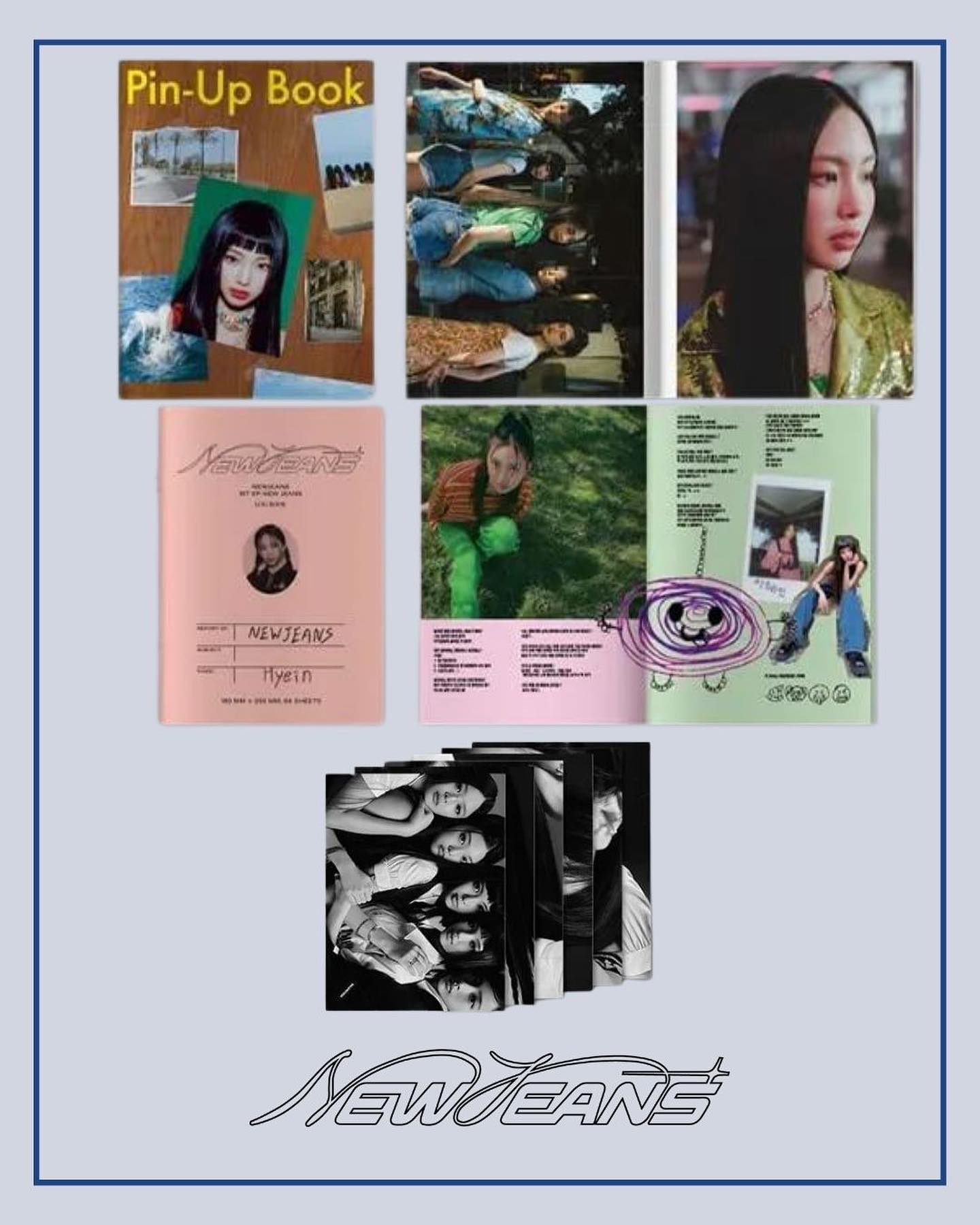 Blue Book New Jeans 1st EP Album (HYEIN Ver.) - thevkpop - LolaPay