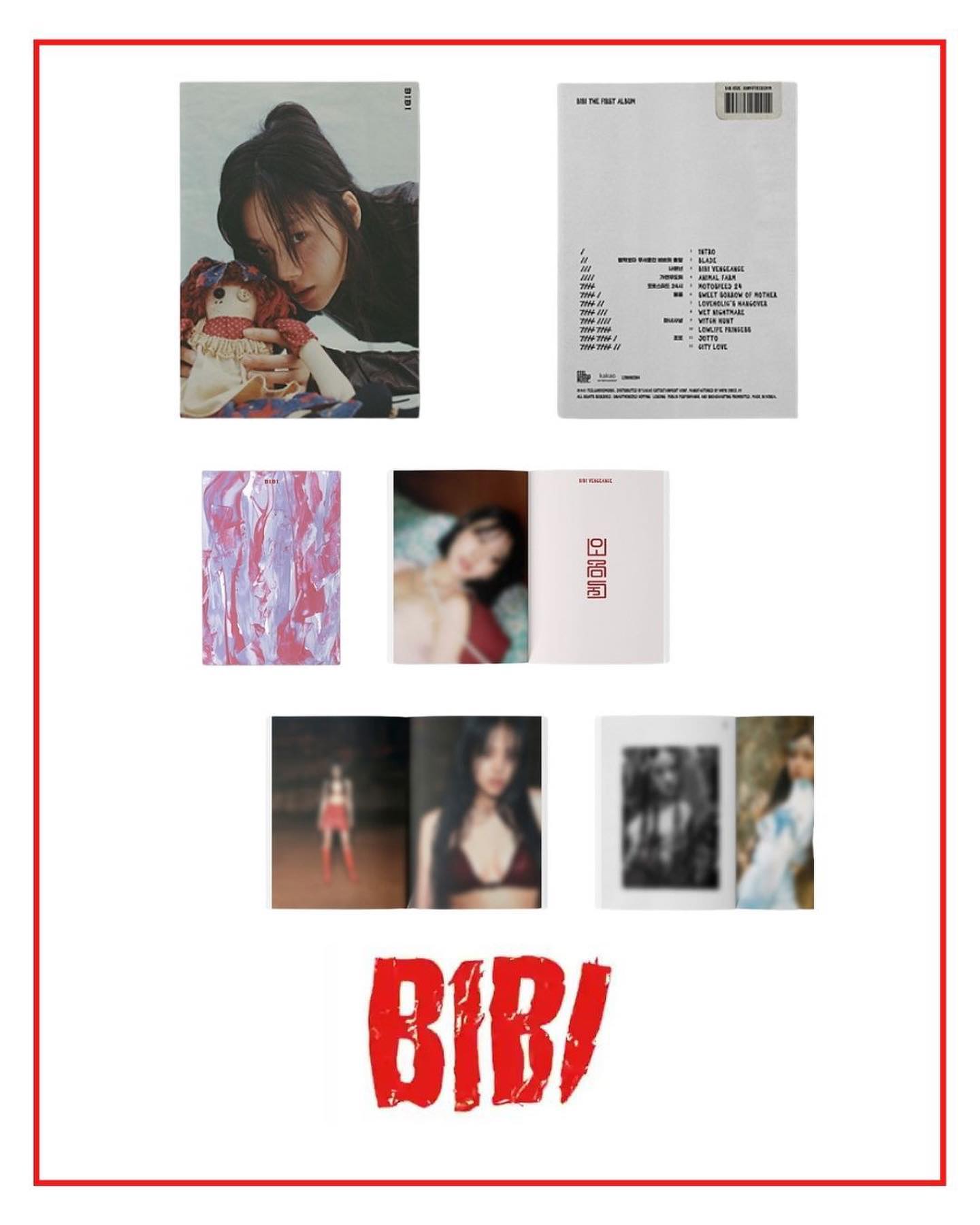 BIBI - Album [Lowlife Princess: Noir] (금지 Ver.) Limited Edition ...