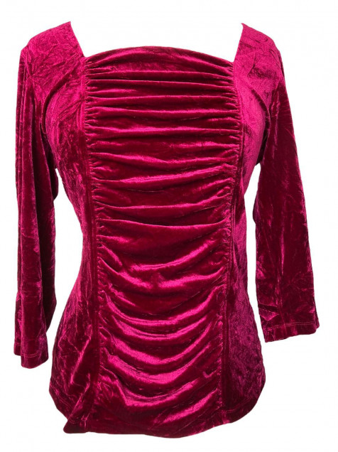 Blusa Vintage Color Guindo Vino 🍷 - Joyitazmx - LolaPay